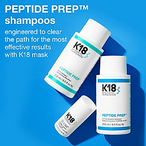 K18 Detox Shampoo & Hair Oil Bundle - Color Safe Detox Clarifying Shampoo (8.5oz) to remove build up, and Weightless Hair Strengthening Oil (30ml)