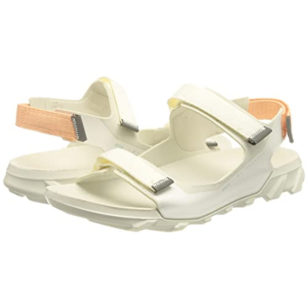 ECCO Women's MX ONSHORE 3-Strap Water Friendly Sport Sandal, White/White, 11-11.5