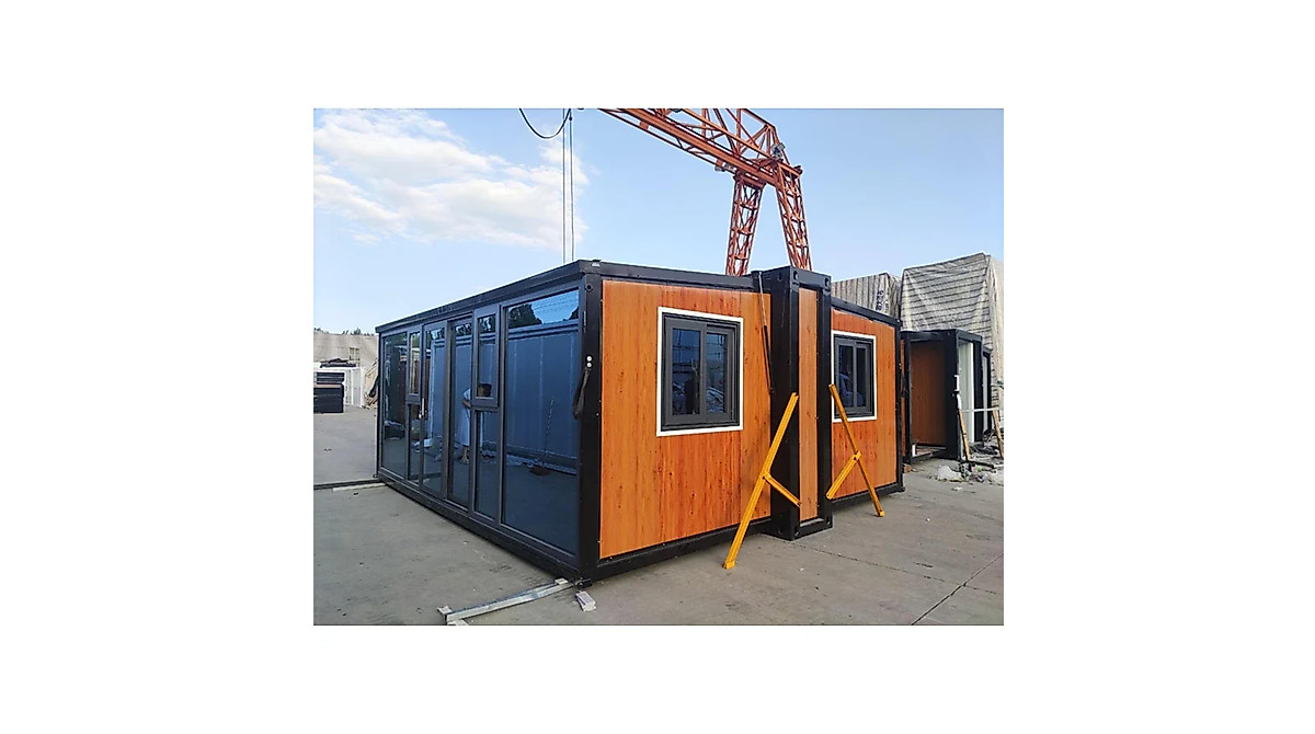 Portable Tiny House: Expandable Prefab Home with 3 Rooms