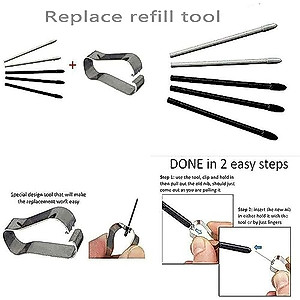 Galaxy Tab S6 S Pen Replacement for Samsung Galaxy Tab S6 Stylus Pen for Galaxy Tab S6 Touch S Pen with Free Nibs(Mountain Gray)