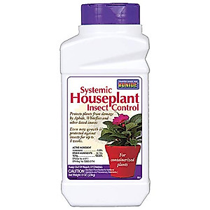 Bonide Systemic Houseplant Insect Control, 8 oz Ready-to-Use Granules for Indoors and Outdoors, Protects Plants from Insects