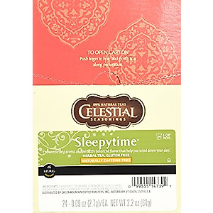 Celestial Seasonings Sleepytime Herbal Tea, K-Cup Portion Pack for Keurig K-Cup Brewers, 96 Count