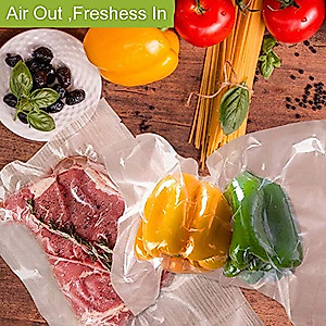 VacYaYa100 Quart 8 x 12 Inch Freezer Food Vacuum Sealer Storage Bags Size,Vac Seal a Meal Bags with BPA Free and Heavy Duty Sous Vide Vaccume Safe PreCut Bag