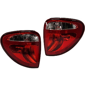 Garage-Pro Tail Light Compatible with 2004-2007 Dodge Grand Caravan, Fits 2004-2007 Chrysler Town & Country, Fits 2004-2007 Dodge Caravan SET Driver and Passenger Side