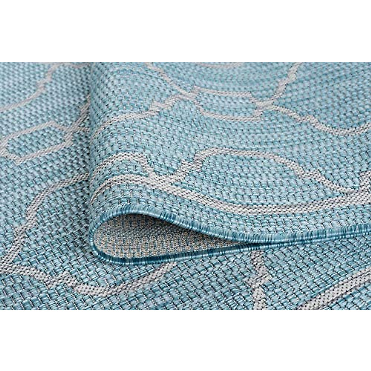 Universal Rugs Small 2x3 Indoor Outdoor Rugs for Patios Deck Porch Entryway - Transitional, Geometric Outside Area Rug Carpet for Entry Way