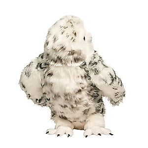 Douglas Shimmer Snowy Owl Plush Stuffed Animal with Jointed Head