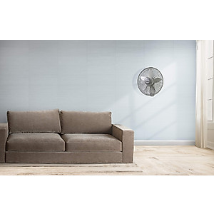 Air King 9018 Commercial Grade Oscillating Wall Mount Fan, 18-Inch , White