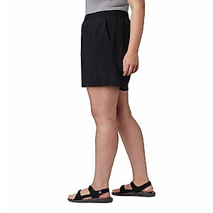 Columbia Women's Sandy River Short, Breathable, Sun Protection Shorts, black, Large x 3