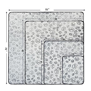 Qeils Reusable Puppy Pads, 2 Pack Washable Pee Pads for Dogs, Waterproof Non Slip Wee Wee pad, Absorbent and Leakproof Training Mats for Potty, Crate, Playpen, Bed, Sofa, 18"x 24"