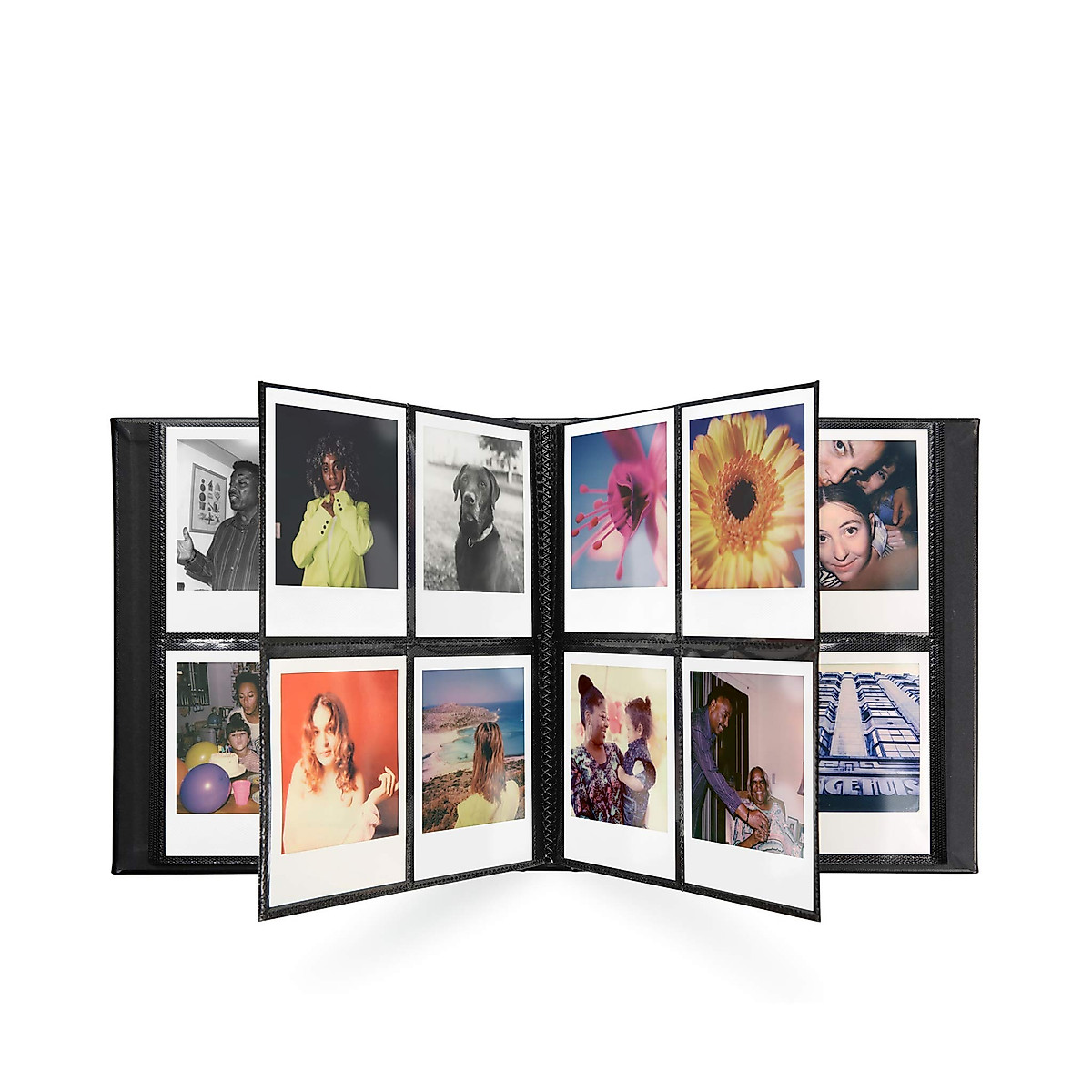 Polaroid Photo Album Bundle with I-Type B&W Film