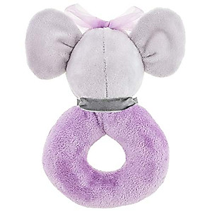 Stephen Joseph, Baby Soft Plush Ring Rattle, Elephant