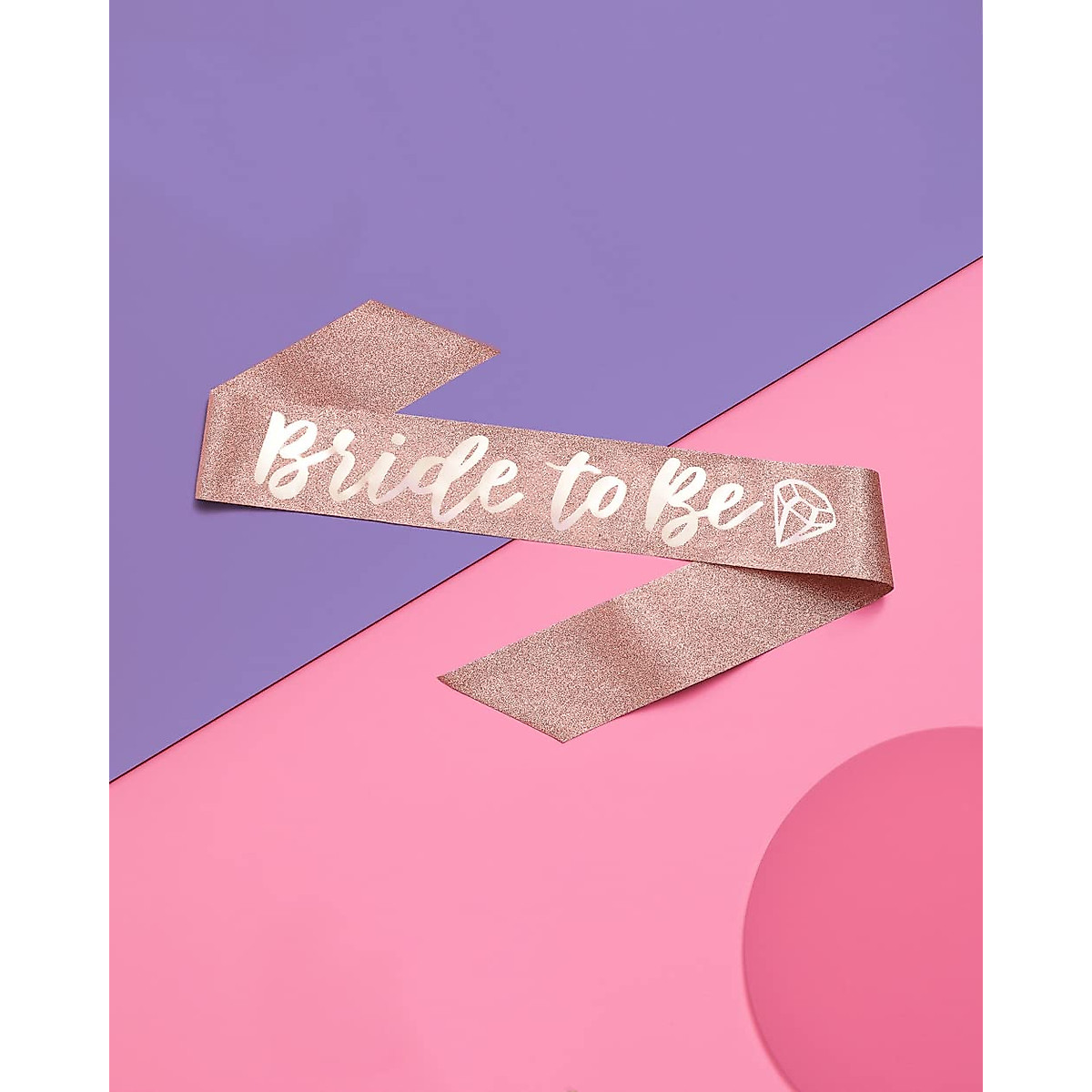 xo, Fetti Rose Gold Glitter Bachelorette Party Sash - Bride To Be | Bachelorette Party Decorations, Bridal Shower, Bride Gift