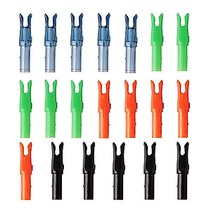 Ximimark 20pcs Hunting Archery Arrow Internal Accessories for Shaft Plastic Arrow Tails