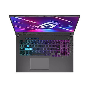 ASUS ROG Strix G17 G713 Gaming Laptop 17.3" WQHD IPS 240Hz AMD 12-Core Ryzen 9 7845HX (Beat i9-12900H) 64GB RAM 2TB SSD GeForce RTX 4060 8GB USB-C RGB Backlit Fast Charging Win11 Black + HDMI Cable