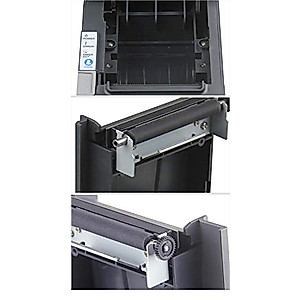 WeeiUs POS Thermal Receipt Printer, USB Ethernet LAN Serial Connection, with auto-Cutter, Restaurant Printer, 3 1/8 80mm, Support Windows ESC/POS, RJ11RJ12 Cash Drawer