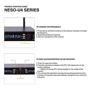 Sound Town 200-Channel Rack Mountable Professional Adjustable UHF Wireless Microphone System with Metal Receiver and 4 Handheld Mics (NESO-U4HH)
