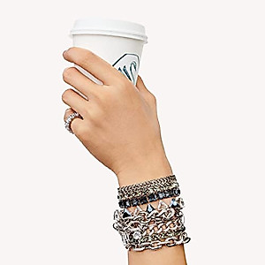 SWAROVSKI Ortyx Bracelet, Triangle cut crystals, Black, Rhodium Finish