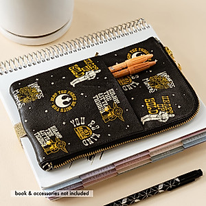 Erin Condren Ultimate Vegan Leather Planny Pack - Star Wars Alliance Design. Planner Accessory Pouch with Pockets, Extended Zipper, and Elastic Band to Secure Around Planner or Notebook
