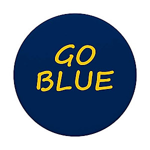 Michigan Go Blue PopSockets PopGrip: Swappable Grip for Phones & Tablets