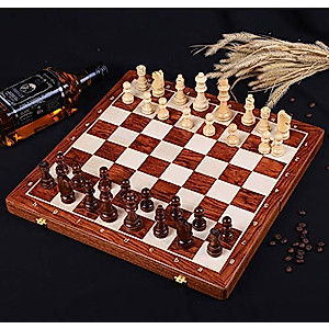 Chess Set Chess Board Set Game, Travel Chess Piece Set with Chess Folding/Portable Storage Board, Chess Chess Game Board Set