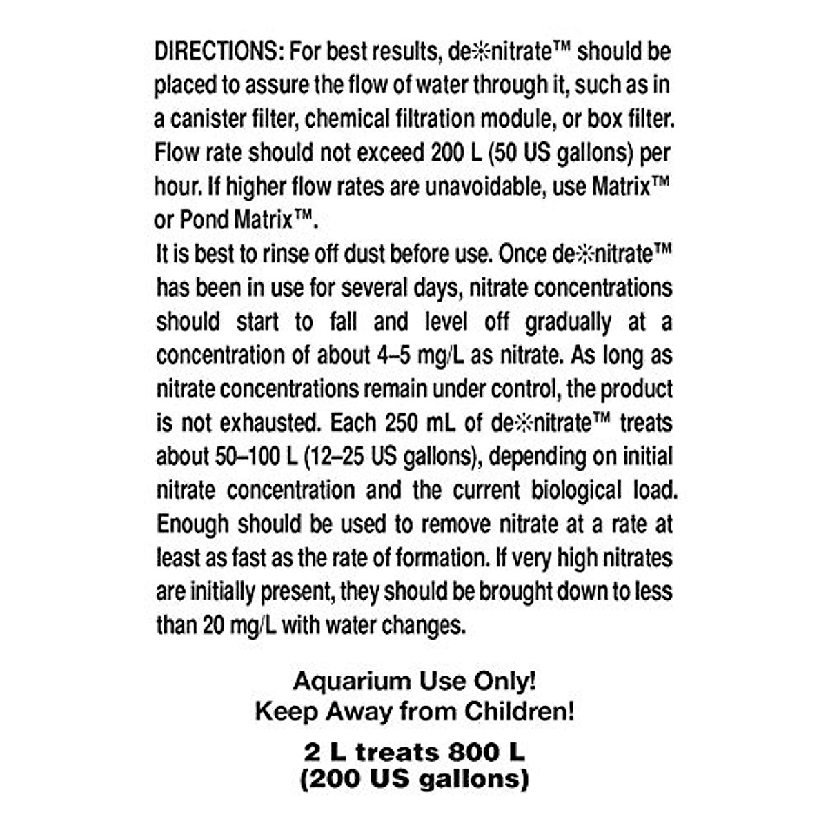 de*nitrate, 2 L / 67.6 oz.