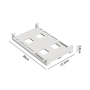 Hanging Soda Can Organizer for Refrigerator Adjustable Stacking Can Dispenser More Space Save Standard Cans Holder Storage for Fridge