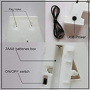 Light Up Marquee Letters Lights Letters Neon Signs,Wall Decor/Table Decor for Home Bar Christmas, Birthday Party, Valentinefs Day Words-Warm White Letters(C)