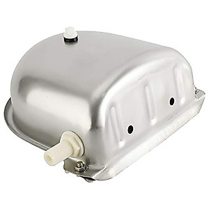 Artilife Automatic Waterers Stainless Steel Auto-Waterer Bowl Float Valve Water Bowl with Drain Hole and Plug for Horse Cattle Goat Sheep Dogs