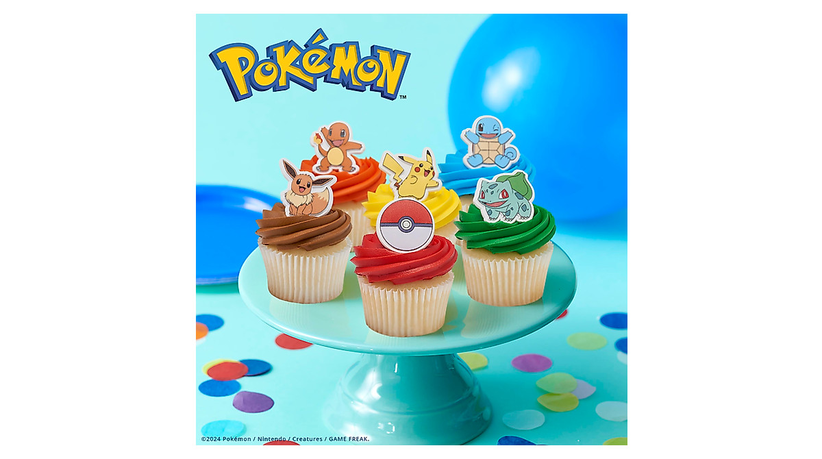 DecoPac Pokémon Cupcake Rings – Fun Party Decorations
