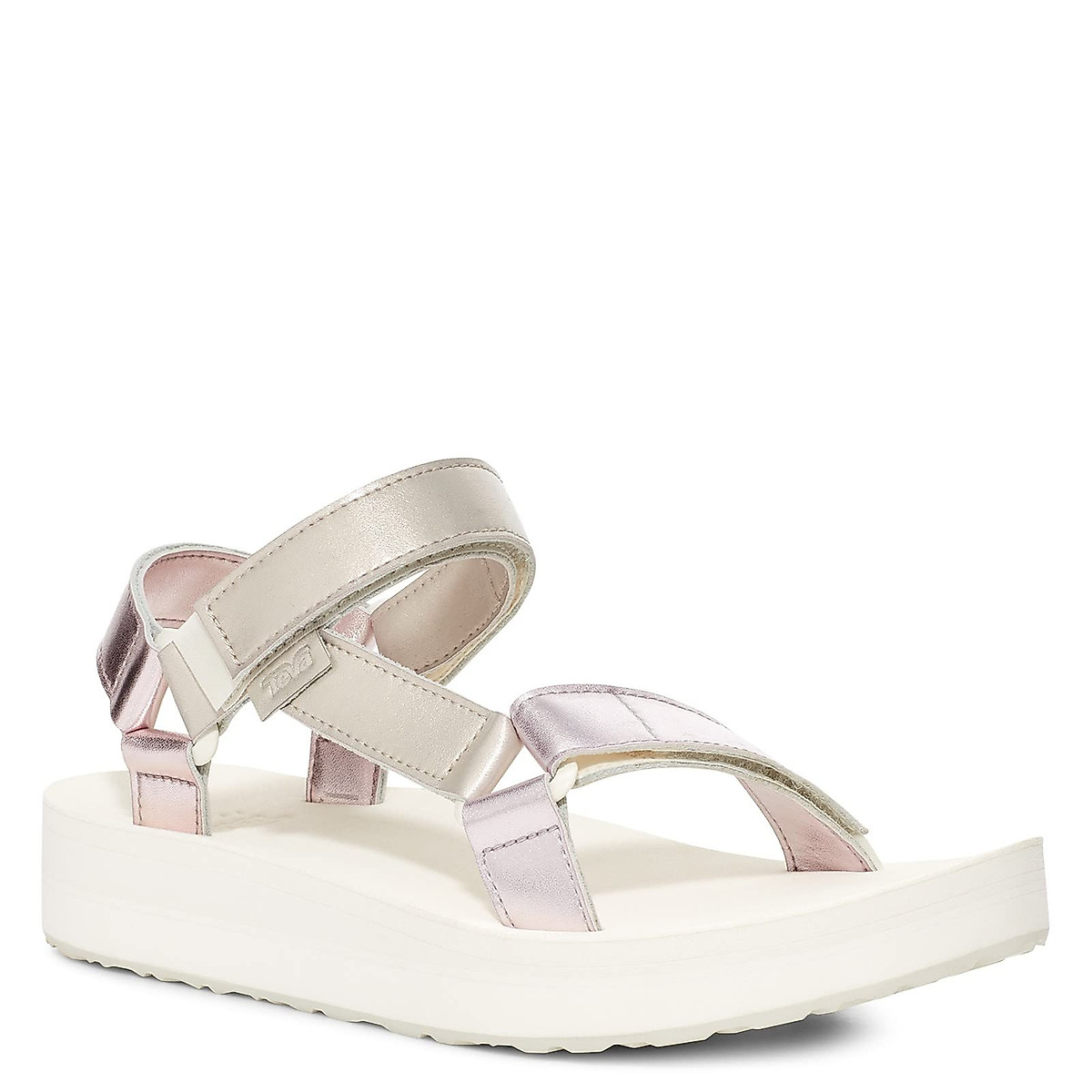 Teva Women's Midform Universal Shimmer Sandal, Pearl Multi, 8