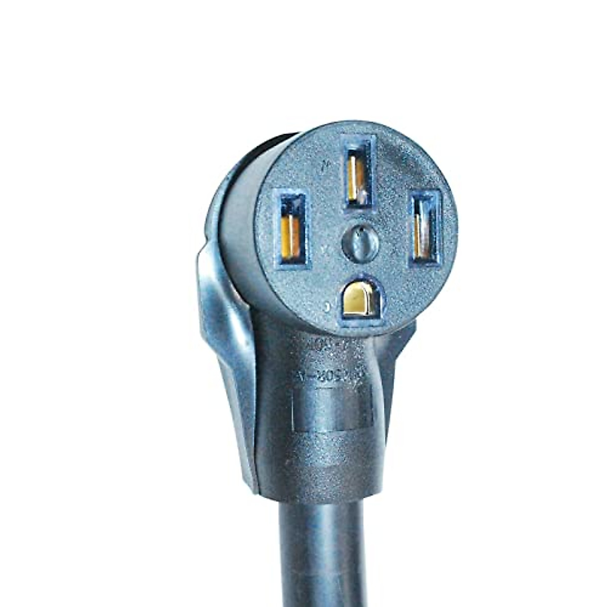 NEMA 10-50P to 14-50R 120V/240V 50 Amp 3 Prong Male Plug to 50 Amp 4 Prong Female Outlet Receptacle Generator RV Welder Dryer Power Cord Adapter