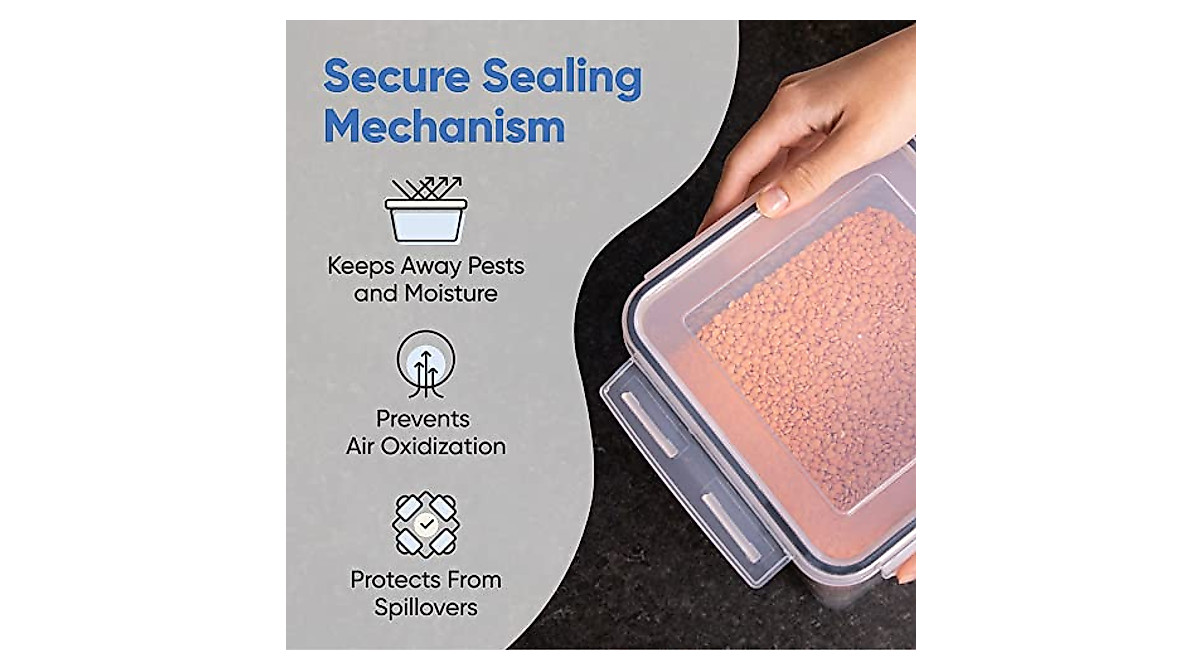 Chef's Path Large Airtight Food Storage Containers 6.5L 2-Pack