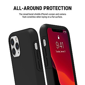 Incipio DualPro Dual Layer Case for Apple iPhone 11 Pro with Flexible Shock-Absorbing Drop-Protection - Black