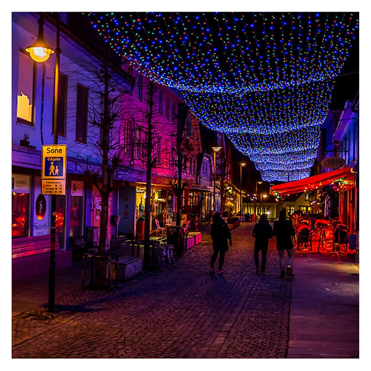 LIUPENGWEI Outdoor Fairy String Lights 10M With 100 LED 8 Modes Wave Rope Lights Icicle Curtain Light,Waterproof Festival Lighting For Garden Patio Yard Home Wedding Party And Christmas Decoration gar