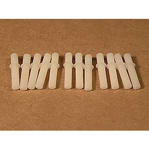 Fiber O Gauge Insulating Track Pins for Lionel Trains Tubular Track ,#G14E6GE4R-GE 4-TEW6W221181