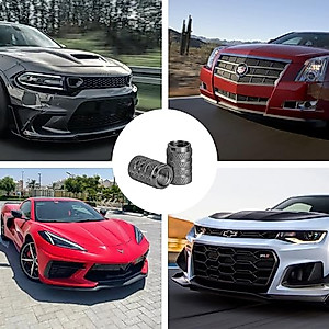 Xicyole Tire Valve Stem Caps,Black,tire caps,8pcs,with O Rubber Seal,Corrosion Resistant,No air Leaking,Dustproof,Universal Stem Covers for Cars Trucks Motorcycles SUVs and Bikes (Gray)