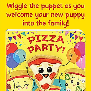 Pizza Party! Finger Puppet Board Book for Little Pizza Lovers, Ages 1-4 (Children's Interactive Finger Puppet Board Book)