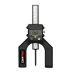 GemRed Digital Depth Guage Height Gauge for Router Table and Digital Protractor(Angle Finder GRSET903)