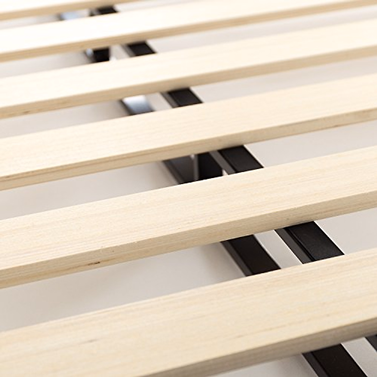 ZINUS Metal Box Spring with Wood Slats, 4 Inch Mattress Foundation, Sturdy Steel Structure, Easy Assembly, Full