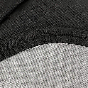 Liineparalle Swing Canopy Replacement, Waterproof Garden Chair Canopy Cover for Outdoor Patio Porch Yard, Top Cover Only (Black)