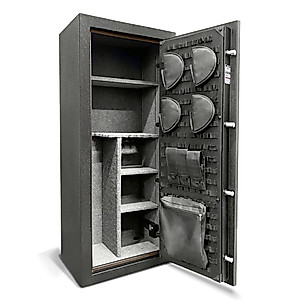 Stealth EGS23 Gun Safe Essential 23 Safe with 30 Minute Fire Protection CA DOJ Approved & 23 Long Gun Storage