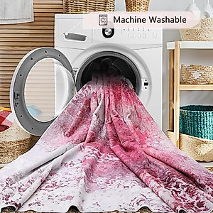 auruge 8x10 Area Rugs Abstract Living Room Rug Blush Pink Carpet Accent Rug Foldable Cozy & Fluffy Rugs with Anti-Slip Backing,Non Shedding & Machine Washable Area Rugs for Bedroom Dining Room Office