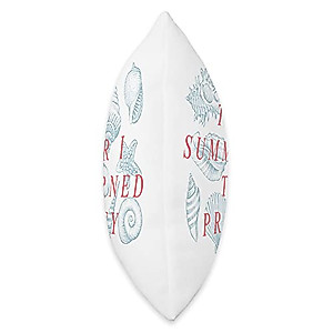 The Summer I Turned Pretty Shells Throw Pillow, 16x16, Multicolor