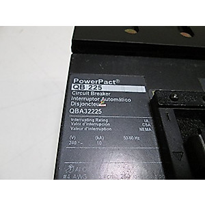 SCHNEIDER ELECTRIC Molded Case Circuit Breaker 240-Volt 225-Amp QBA32225 Panelboard Drip Hood