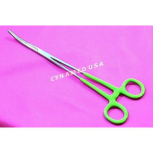 German Stainless Curved Forceps, Hemostat Forceps clamp 10" (Cynamed Brand) … … … …