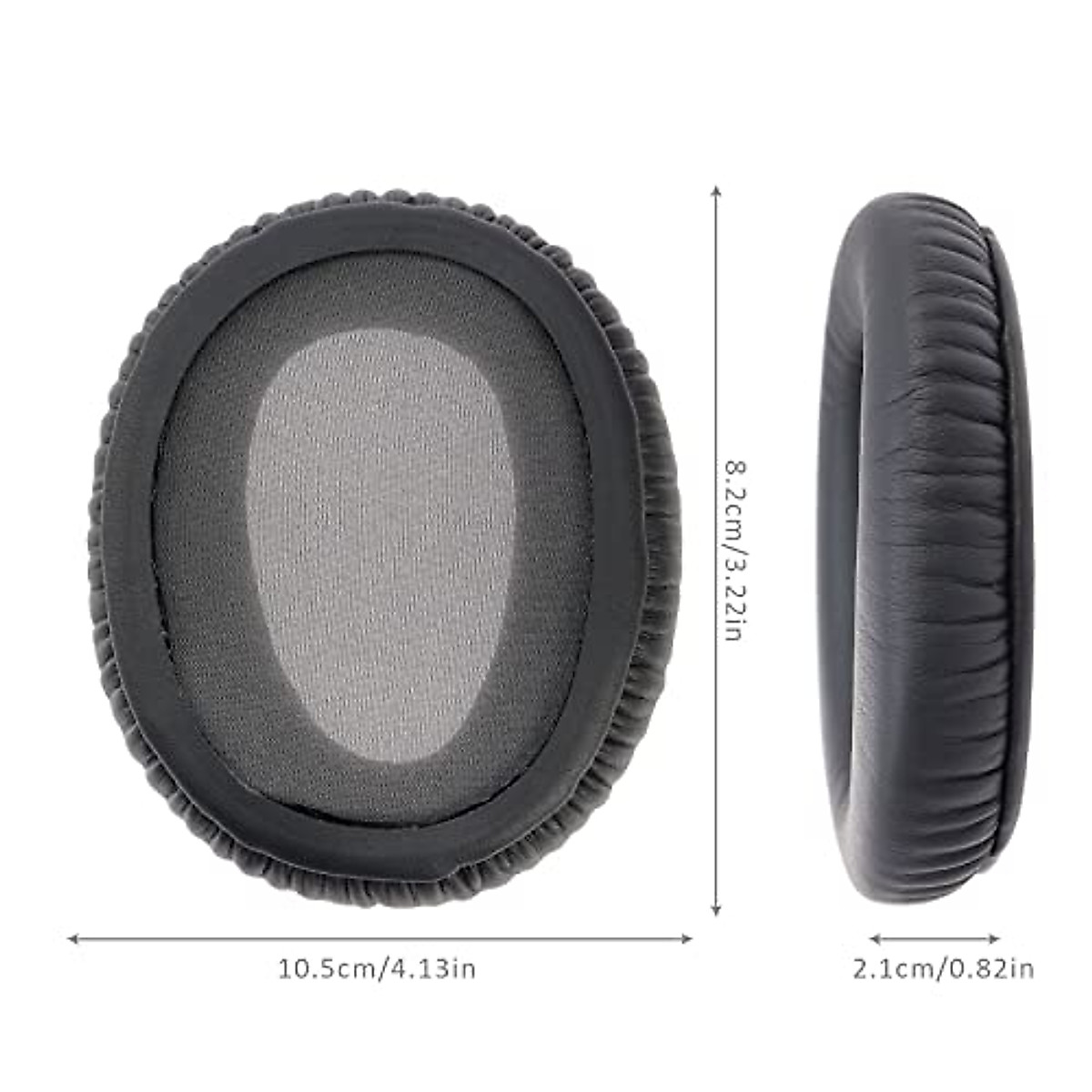 1 Pair Earpads Compatible with Sony WH-CH700N MDR-ZX770BN ZX780DC Headphones Replacement Ear Cushions Heaset Repair Parts Black