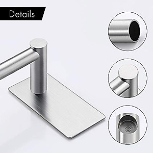 KES Adhesive Towel Bar 30-Inch Bathroom No Drill Towel Holder Sticky on Towel Rack Easy Install SUS304 Stainless Steel Rustproof Brushed Finish, A7000S75B-2