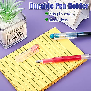 12 Pieces Disposable Fountain Pens, Quick-Drying Ink Pen, Smooth-Writing Multicolor Art Supplies for Sketching, Journaling, Calligraphy and Doodling (Mixed Colors)