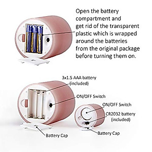 Furora LIGHTING Pink Real Wax Flameless Candles with Remote and Timer, 4 Pillars and 4 Votives Pack of 8, LED Flickering Candles for Home Décor, Battery Included