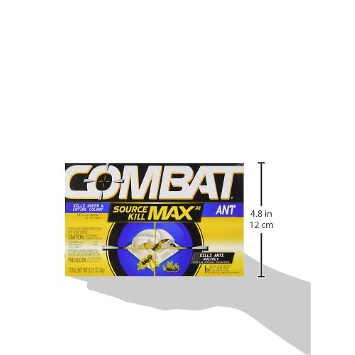 Combat Max Ant Killing Bait Stations, Indoor and Outdoor Use, 6 Count